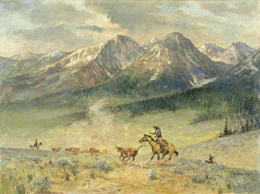 Charlie Dye | Herding Them Up | MutualArt