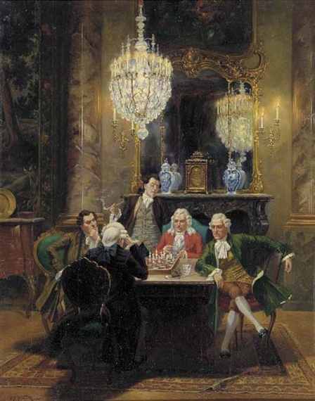 Albert Josef Franke | The diversions of gentlemen | MutualArt