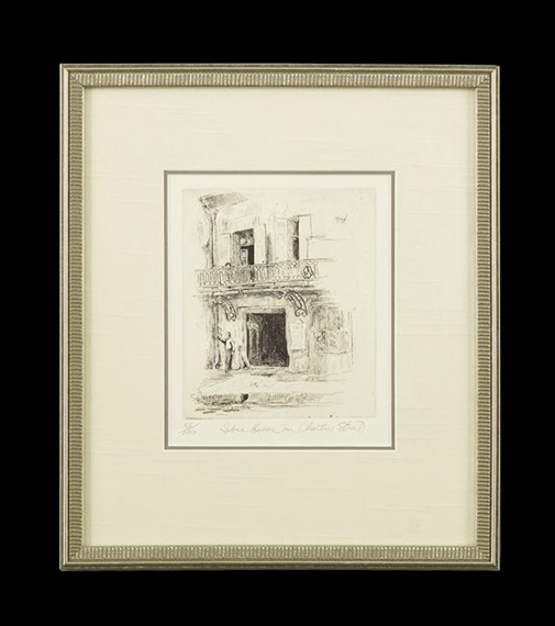 Robert Bledsoe Mayfield | 7 works: etchings of French Quarter scenes ...