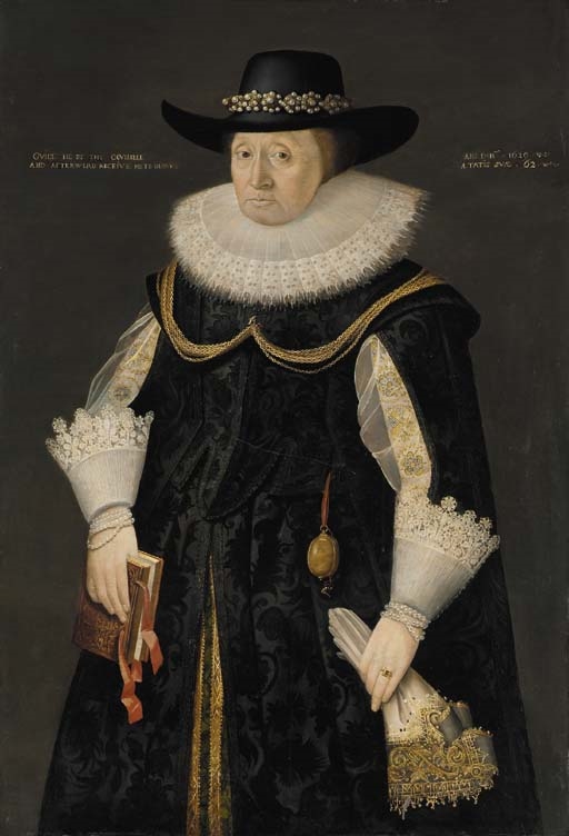 British School, 17th Century | Portrait of a lady traditionally ...