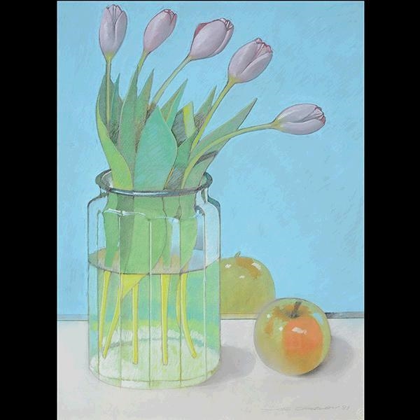 Joe Draegert | Descending Tulips | MutualArt