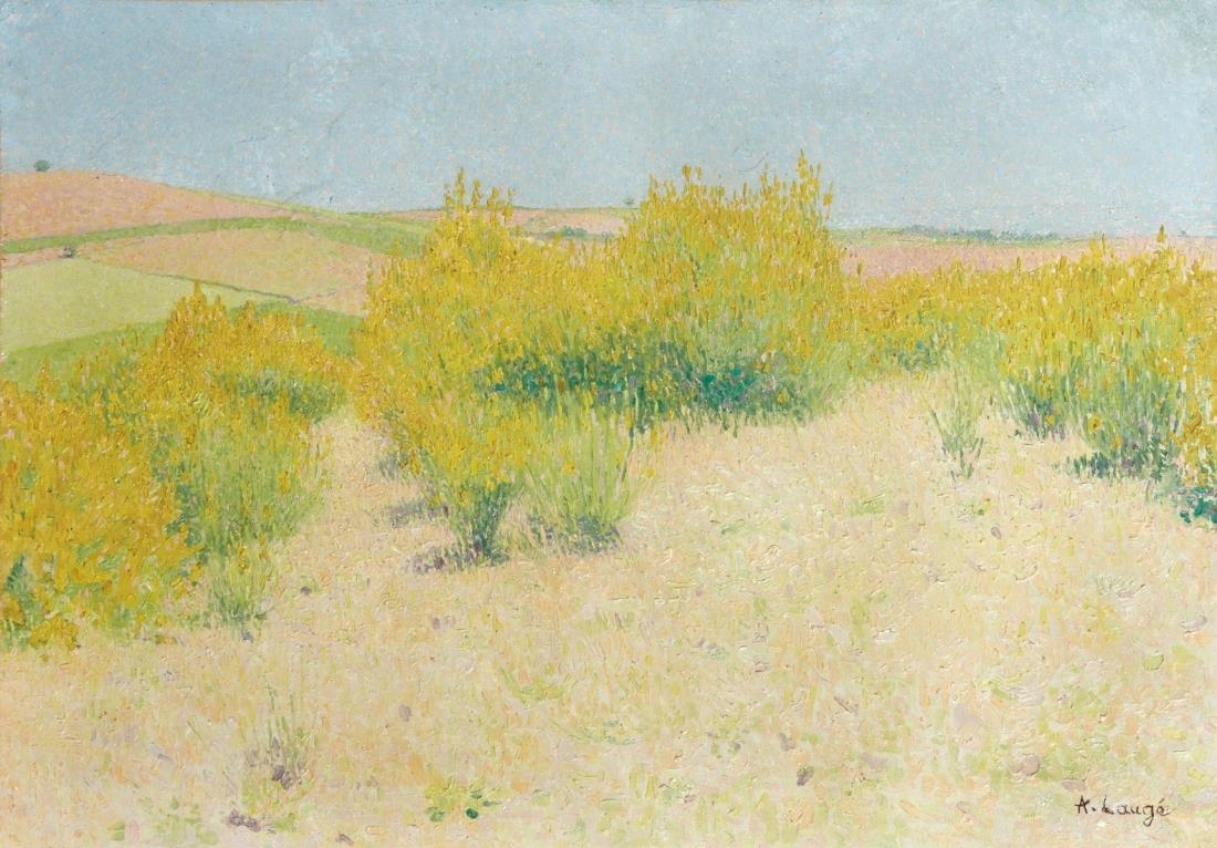 Achille Laugé | Paysage aux genêts | MutualArt