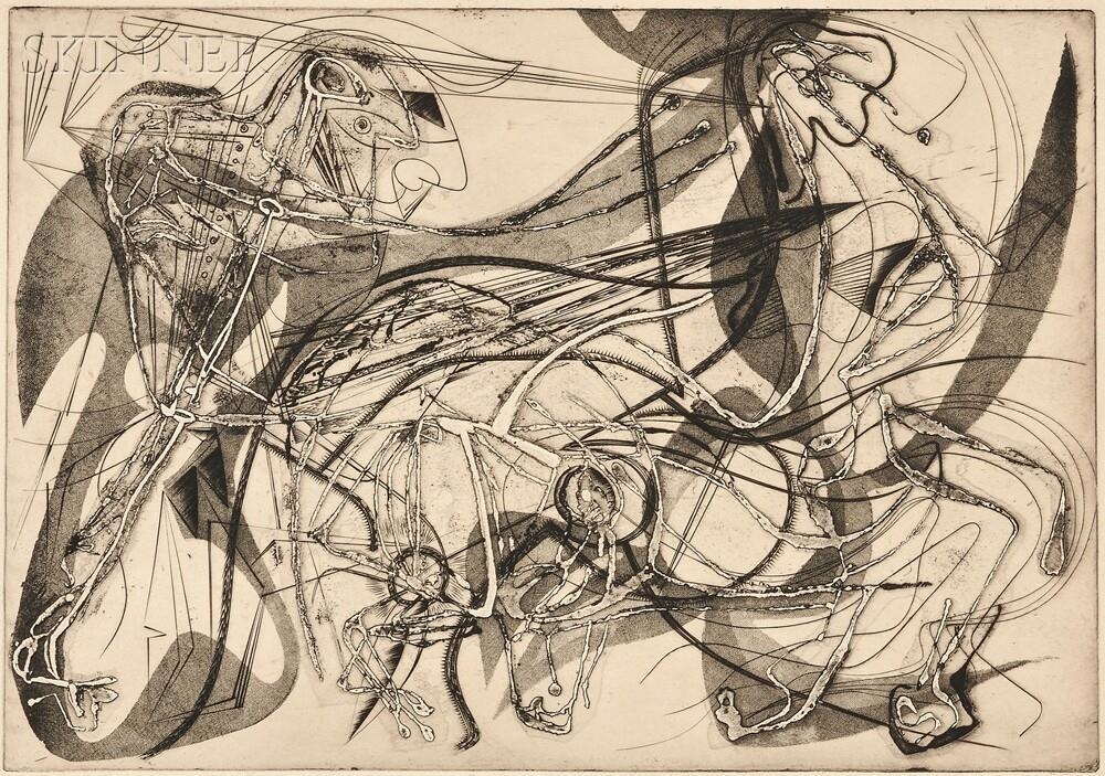 André Racz | Slaying of the Centaur (1944) | MutualArt