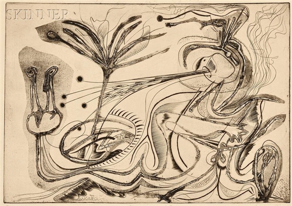 André Racz | Dejanira and Nassus (1944) | MutualArt