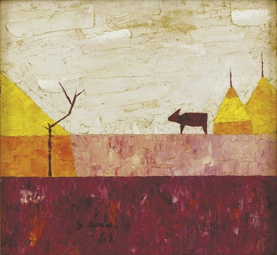 Suchao Sisganes | Buffalo in the field | MutualArt