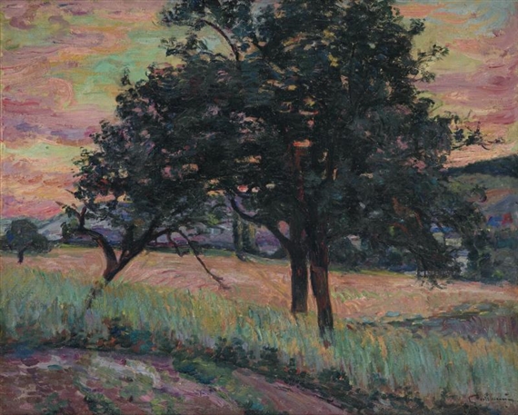 Armand Guillaumin | PAYSAGE DE L'ÎLE DE FRANCE (1888) | MutualArt