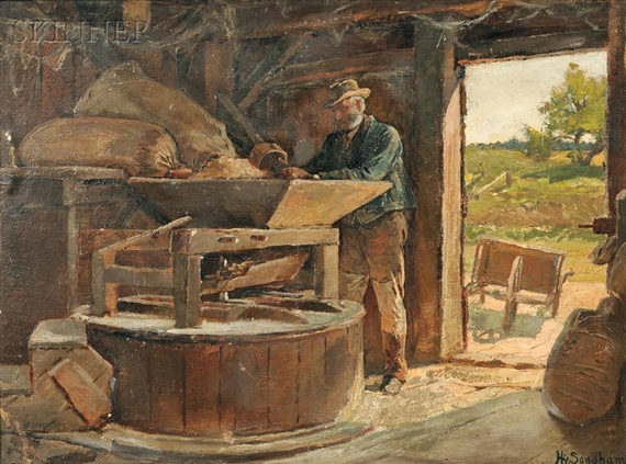 Henry Sandham | The Village Mill | MutualArt