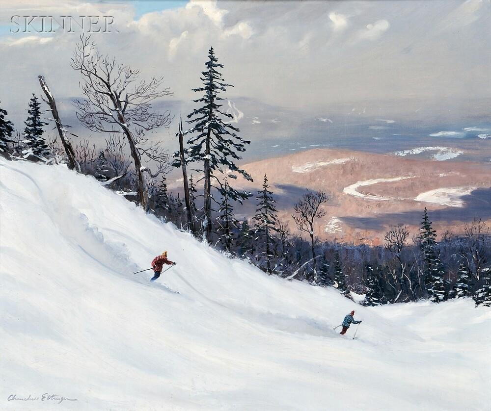 Churchill Ettinger | Flurry Day at Stratton | MutualArt
