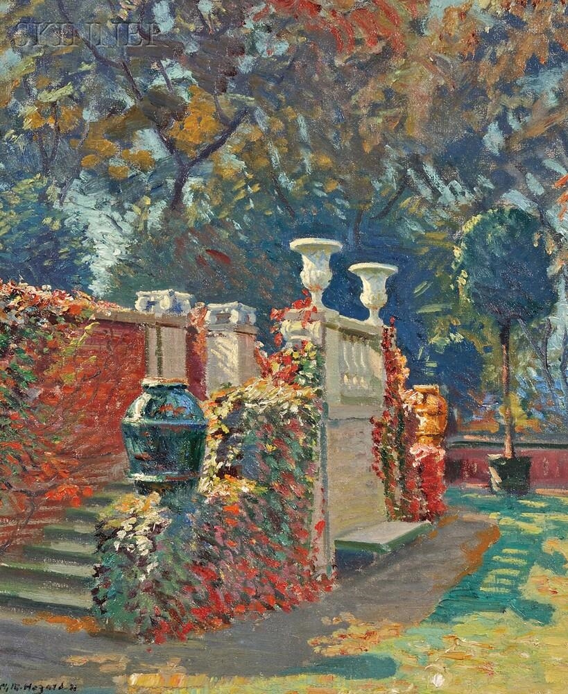 Arthur Hazard | The Garden Stairs (1921) | MutualArt