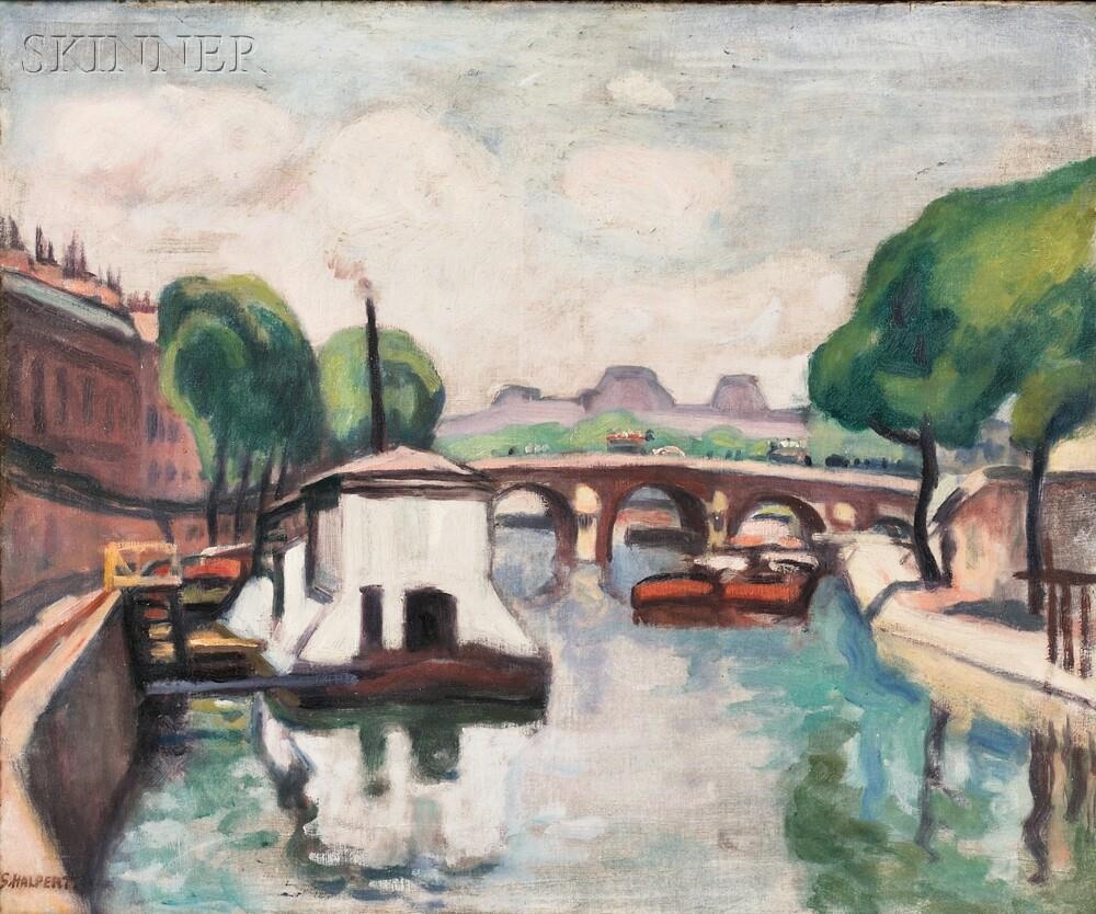 Samuel Halpert | New York City Bridge | MutualArt