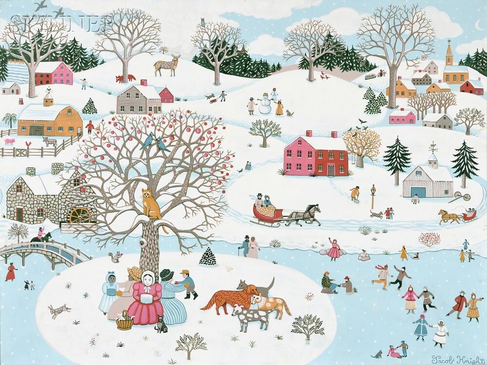 Jacob Knight | Winter in New England | MutualArt