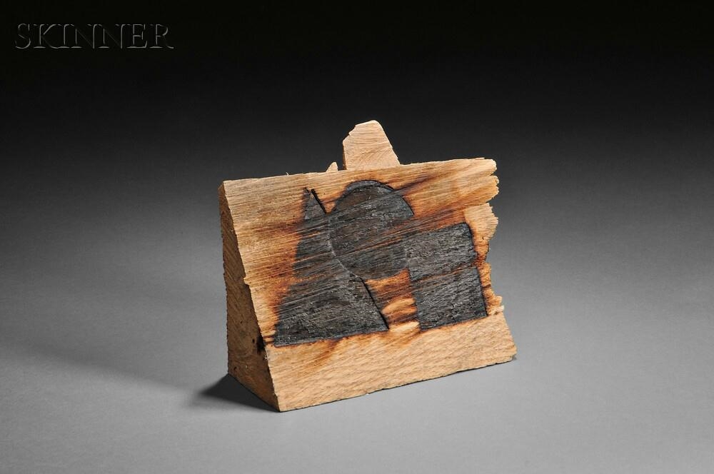 David Nash | Oak Cross (Cut Corners Skellig Cross) (1997) | MutualArt