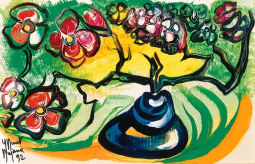 Isabelle Duret-Dujarric | Pommier rose et cerisier blanc (1992) | MutualArt