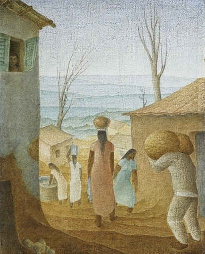 Héctor Poleo | Campesinos (Circa 1942) | MutualArt