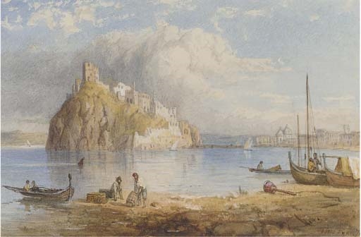 Thomas Pyne | The Rhein at Ehrenbrightstein: and Castel Aragonese ...