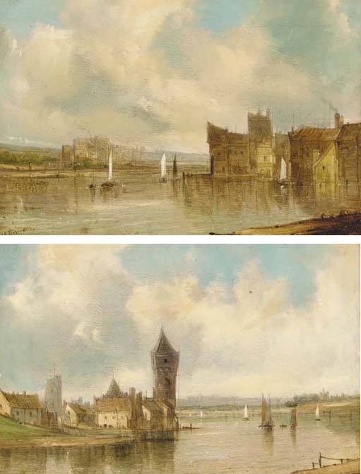 Alfred Henry Vickers | On the Dart; and On the Thames | MutualArt