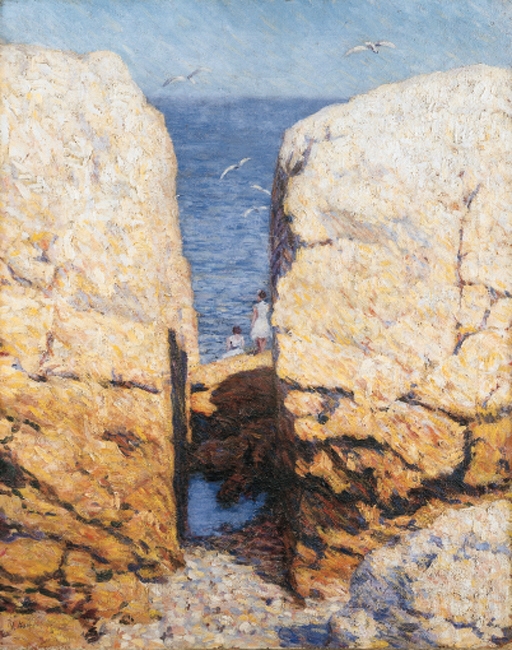 Marion P. Howard | Mountain Vista with Cabins | MutualArt