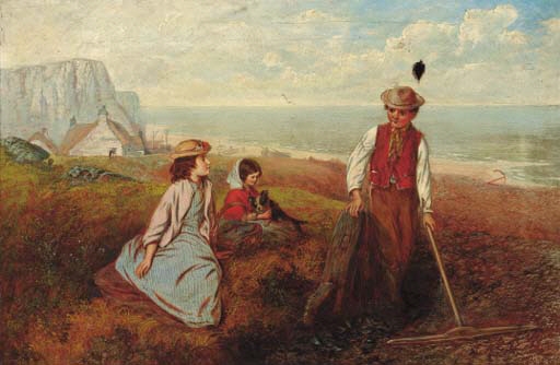Alfred H. Green | Gathering Mussels | MutualArt