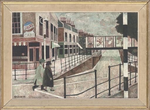 Alfred Daniels | THE PARK BENCH | MutualArt