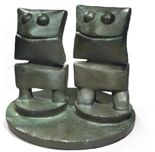 Max Ernst | Deux assistants (1967) | MutualArt
