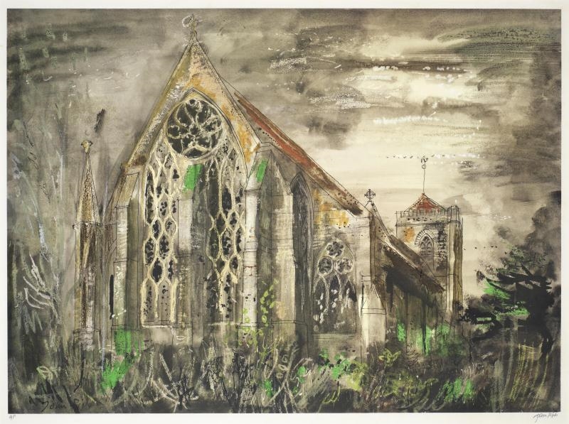 John Piper | Wightwick Manor (Levinson 274) (1977) | MutualArt