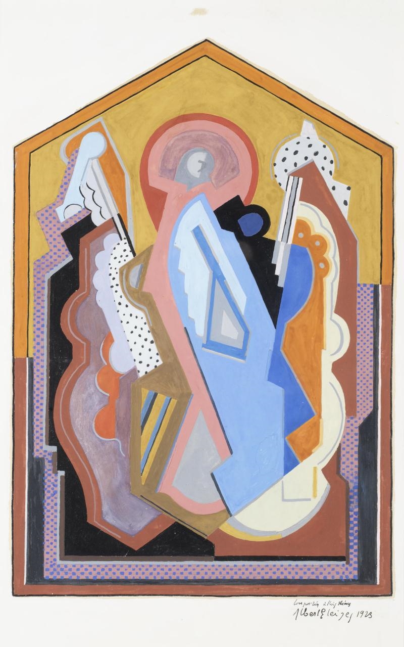Albert Gleizes | Composition à trois thémes (1923) | MutualArt