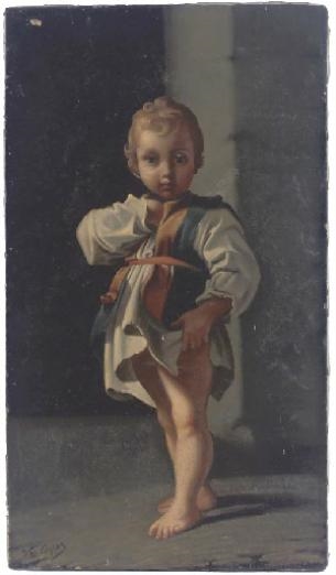 Vincenzo Ciappa | A neapolitan street urchin | MutualArt
