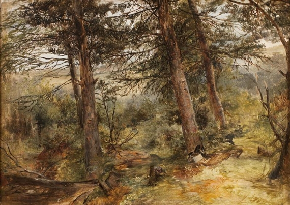 Alexander Fraser the younger | Woodland Forrest | MutualArt