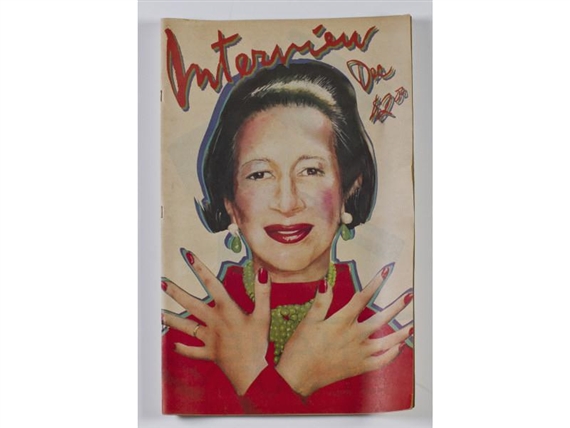 Andy Warhol | Diana Vreeland on cover (1980) | MutualArt