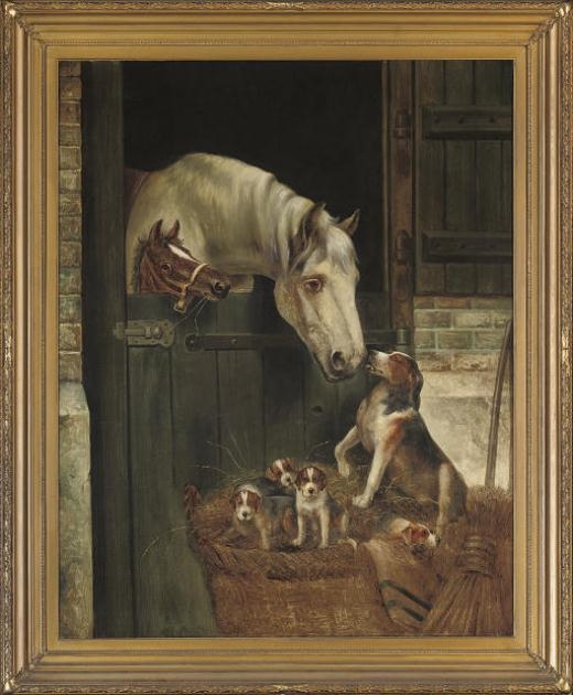 Edwin Douglas | Friends from the Hunt | MutualArt