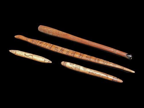 Unknown | Collection of 4 Aboriginal Sticks | MutualArt
