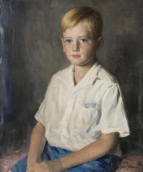 Scott Clifton Carbee | PORTRAIT OF A YOUNG BOY | MutualArt