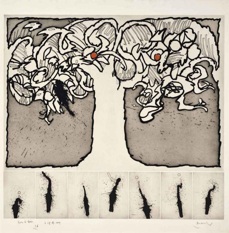Pierre Alechinsky | Arbre de vie (1973) | MutualArt