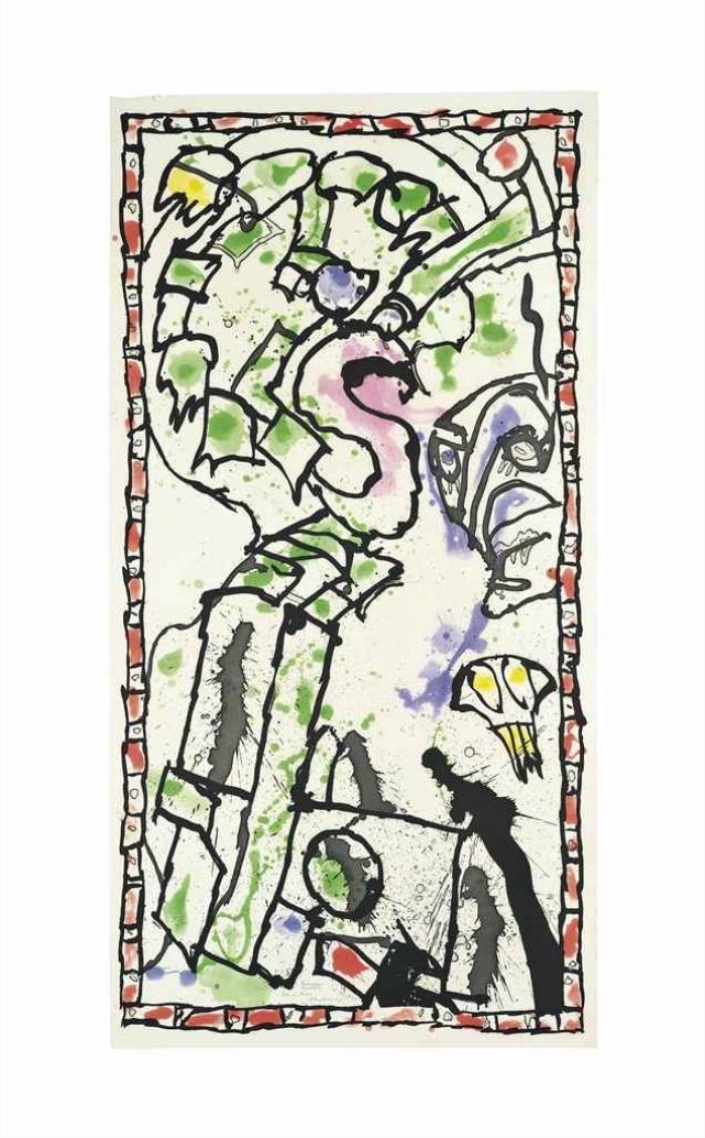 Pierre Alechinsky | Arbre de vie (1973) | MutualArt