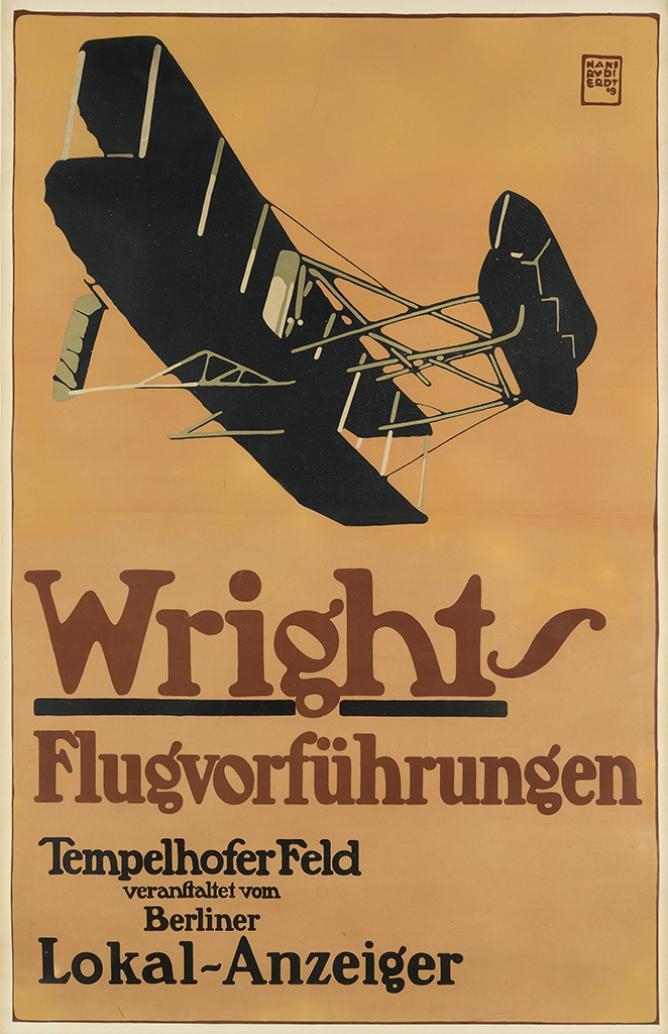 Hans Rudi Erdt | Wrights / flugvorfuhrungen (1909) | MutualArt