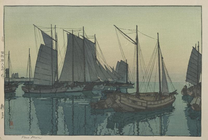 Hiroshi Yoshida | 3 Works: Kisogawa/Kiso River; Hokkai Hasei Rishiri ...