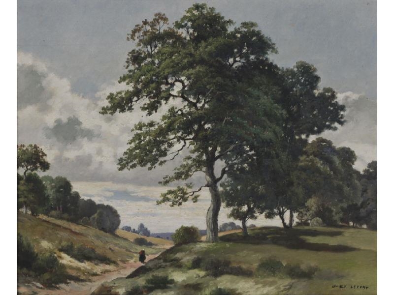 Alex Lefort | Walking Figure in Landscape | MutualArt