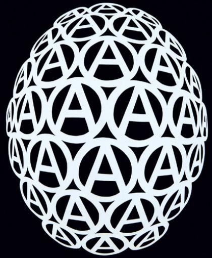 Simon Periton | Anarchy Egg (White) (1998) | MutualArt