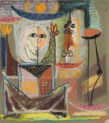 Jewad Selim | Portrait of a Iraqi Woman (1953) | MutualArt