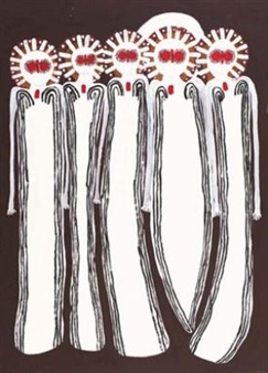 Jack Dale Mengenen | Wandjinas - Minjil Ridi | MutualArt