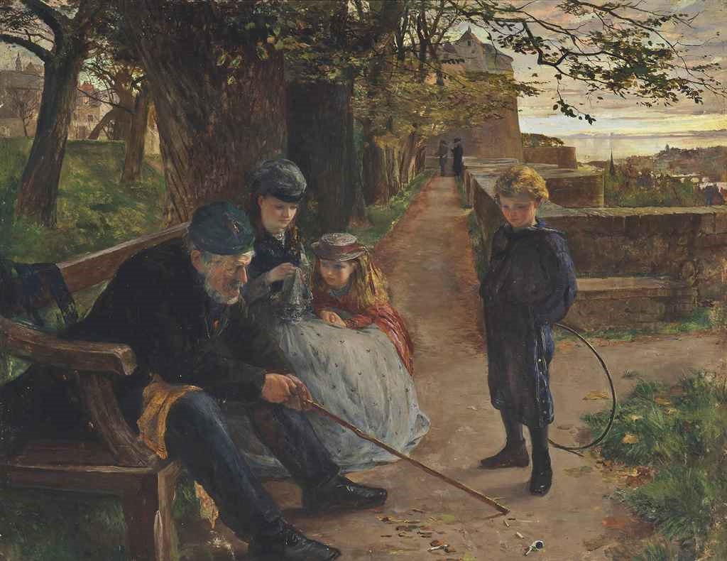 Lionel Percy Smythe | The grandfather's lesson | MutualArt