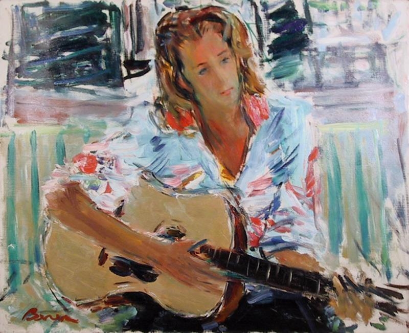 Dimitri Berea | Little Girl with the Guitar at Home of Baron Mumm (1965 ...