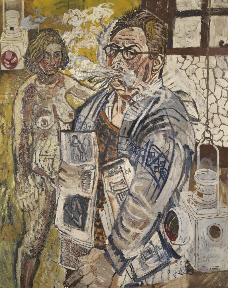 John Randall Bratby | STILL LIFE WITH ORANGES (1954) | MutualArt