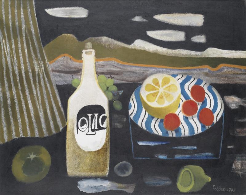 Mary Fedden | The Blue Pot | MutualArt