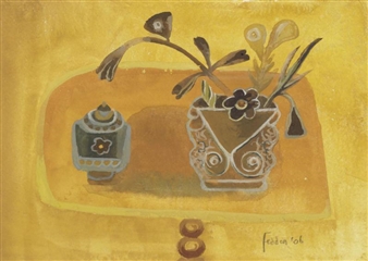 Mary Fedden | The Blue Pot | MutualArt