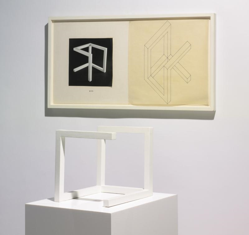 Sol LeWitt | INCOMPLETE OPEN CUBE 8-11 (1974) | MutualArt