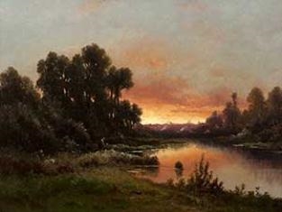 R.T. Stuart | River Sunset | MutualArt