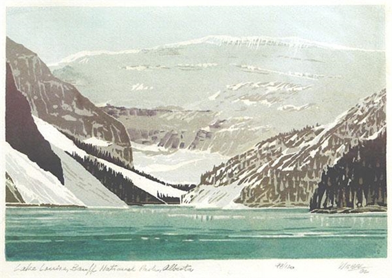 George Weber | Lake Louise, Banff National Park (1982) | MutualArt