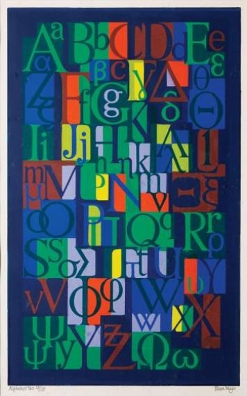 Eileen Mayo | White Cat and Poppies | MutualArt