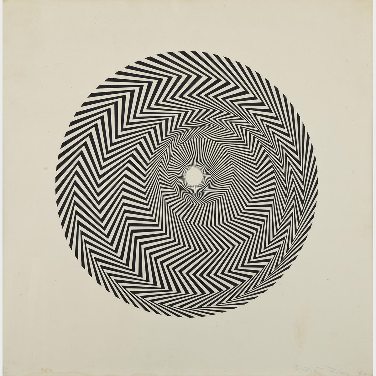 Bridget Riley | UNTITLED (BASED ON BLAZE) (1964) | MutualArt